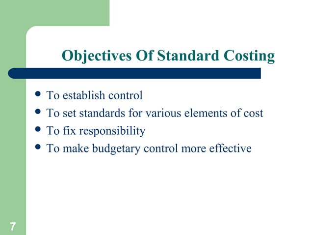 Standard costing presentation | PPT