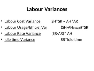 Standard Costing & Variance Analysis.PPT