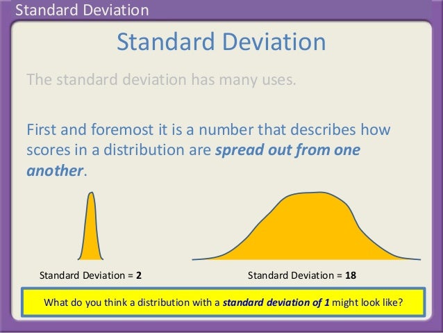 Standard deviation