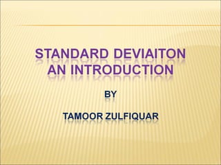 Standard Deviation in Educational Research | PPT