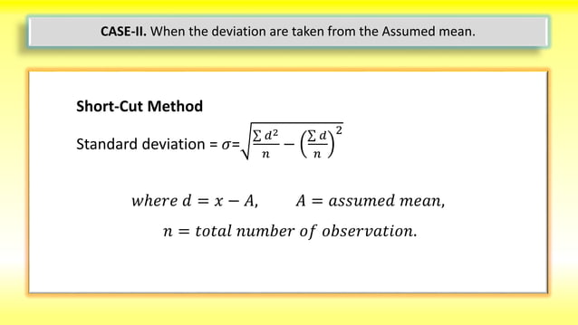 Standard deviation | PPTX | Physics | Science