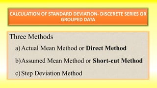 Standard deviation | PPTX