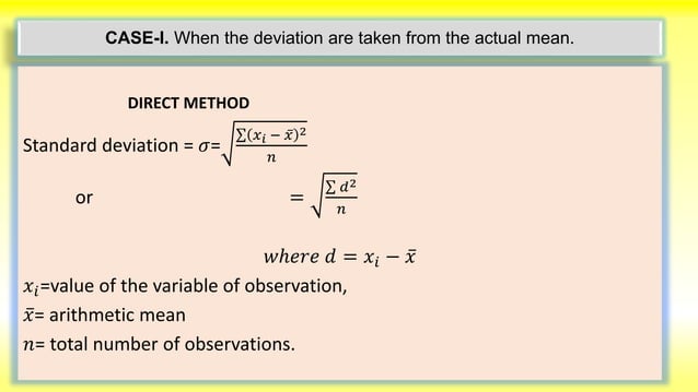 Standard deviation | PPTX | Physics | Science