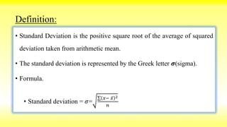 Standard deviation | PPT