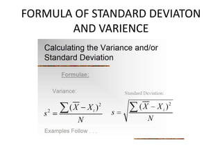 Standard deviation | PPTX