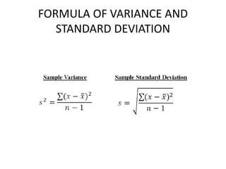 Standard deviation | PPTX