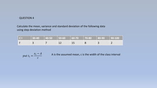 STANDARD DEVIATION (2018) (STATISTICS) | PPT