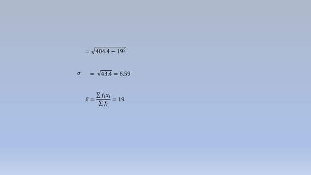 STANDARD DEVIATION (2018) (STATISTICS) | PPT