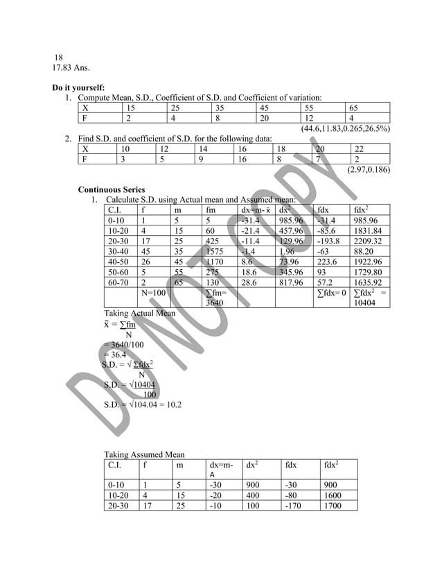 Standard deviation | PDF
