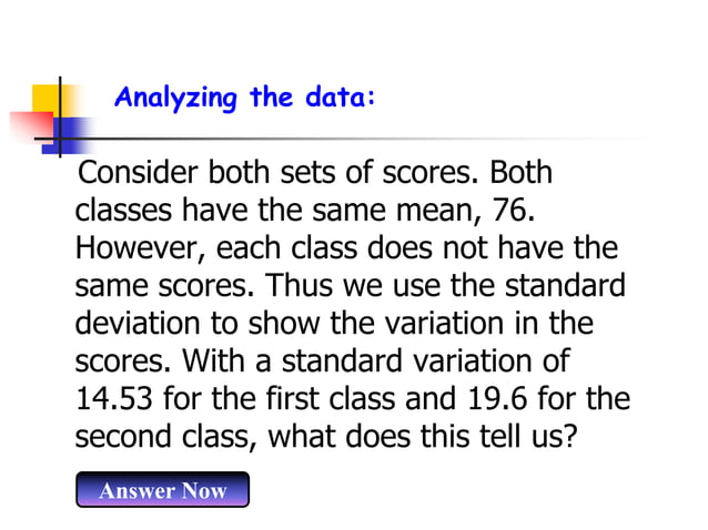 Standard Deviationppt Standardized Testing Educational Assessment 6860