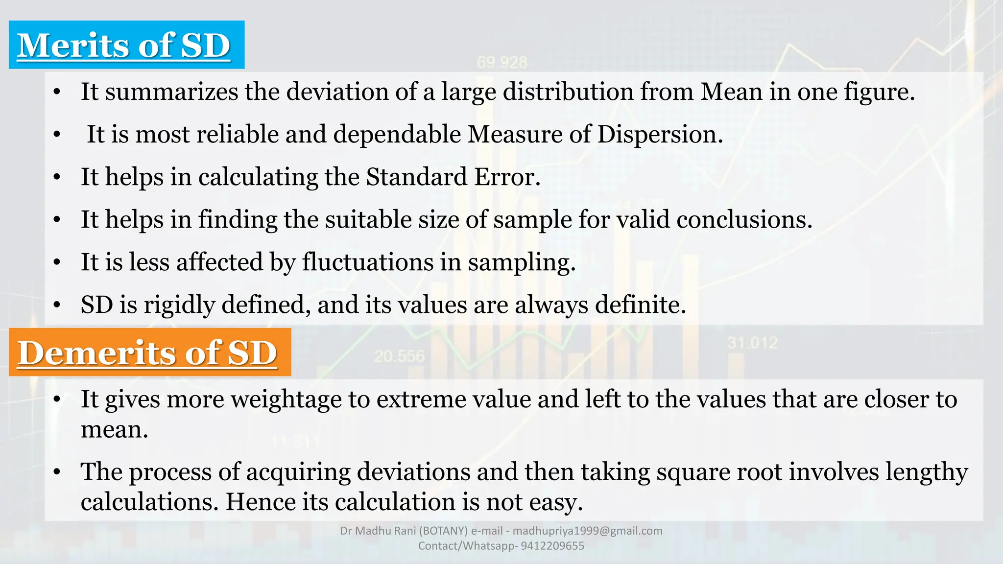 Unit 7 Biostatistics Standard Deviation Pdf