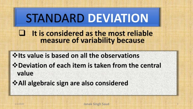 Standard Deviation Grouped Data Continuous Data Ppsx Physics Science