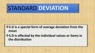 Standard deviation :grouped data/Continuous data | PPSX