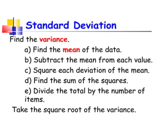 Standard deviation (3) | PPT