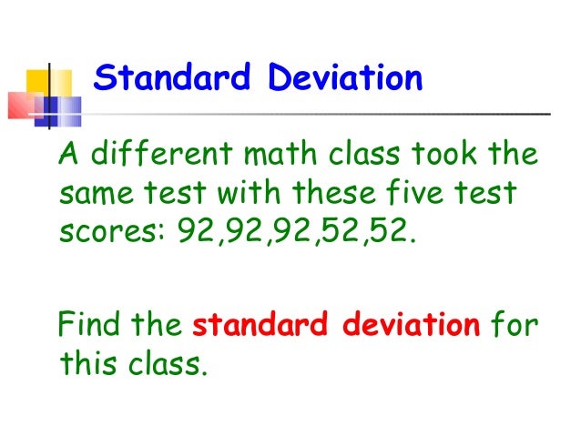 Standard deviation (3)