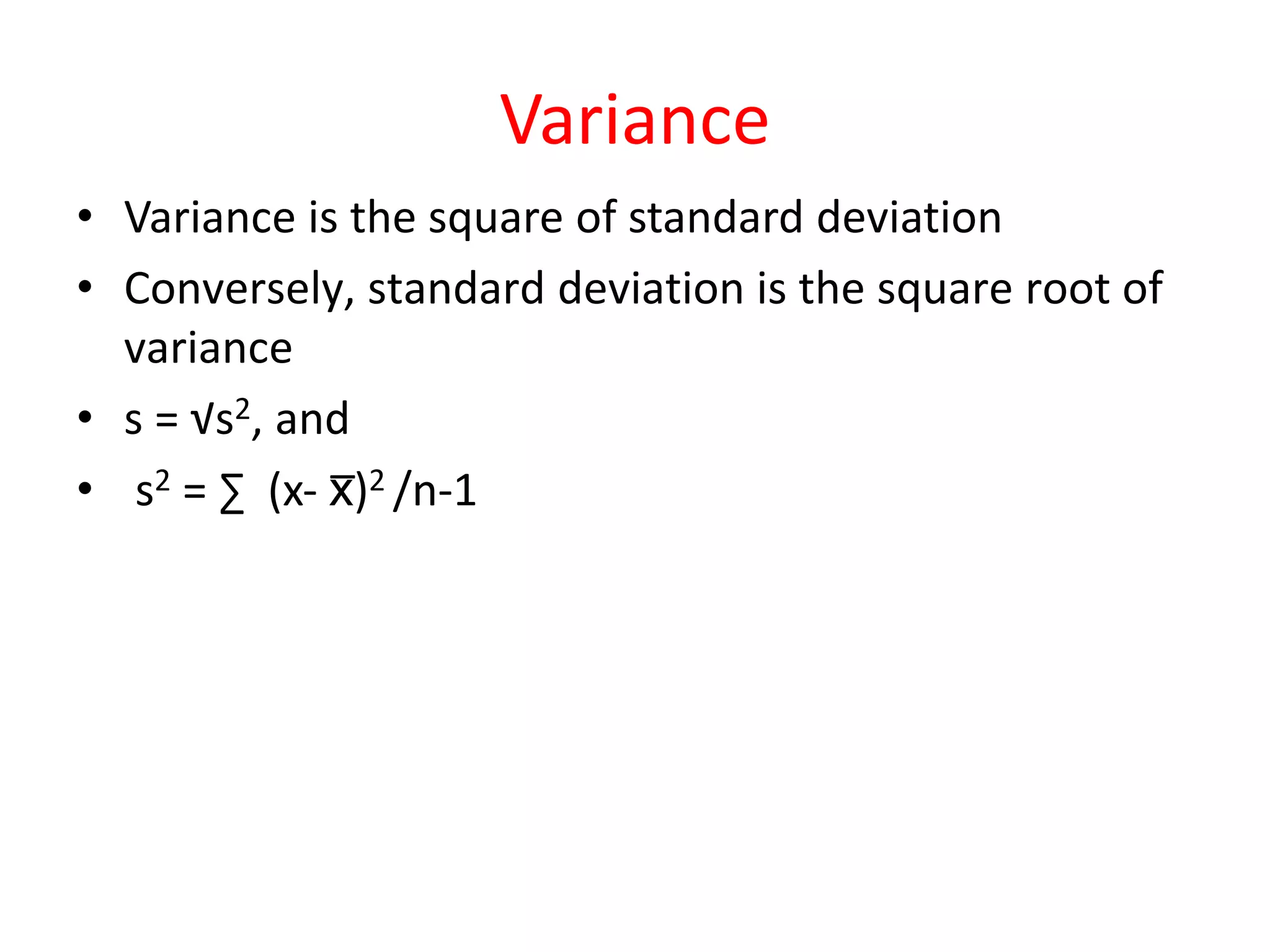 Standard deviation and standard error | PDF