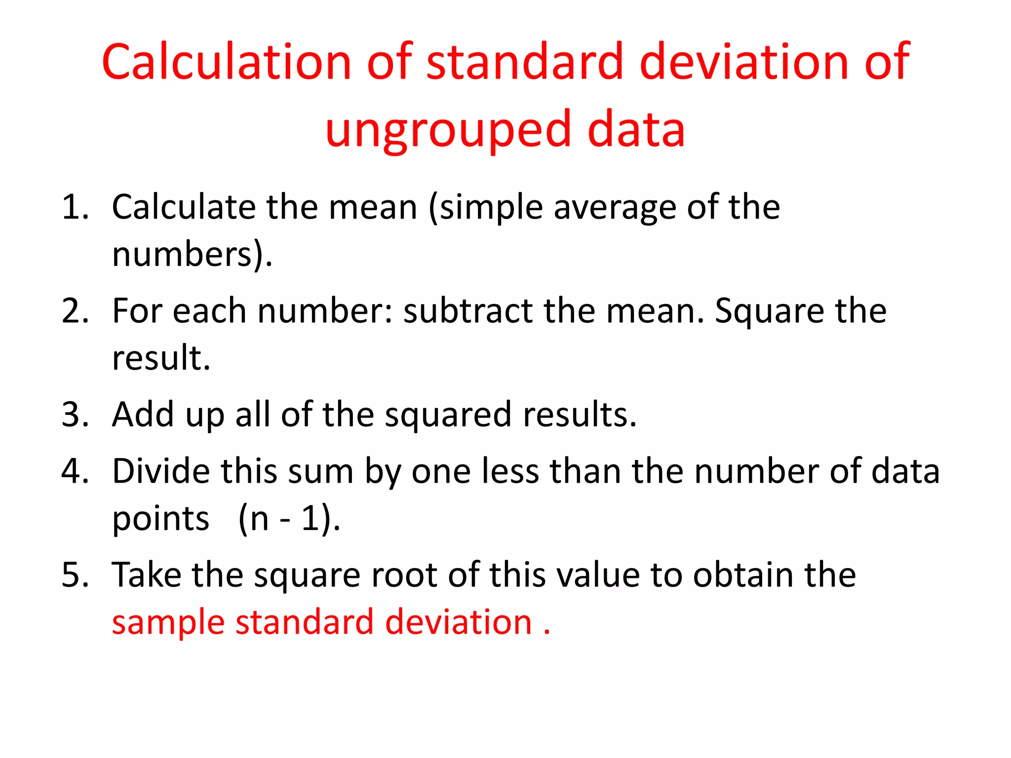 Standard deviation and standard error | PDF
