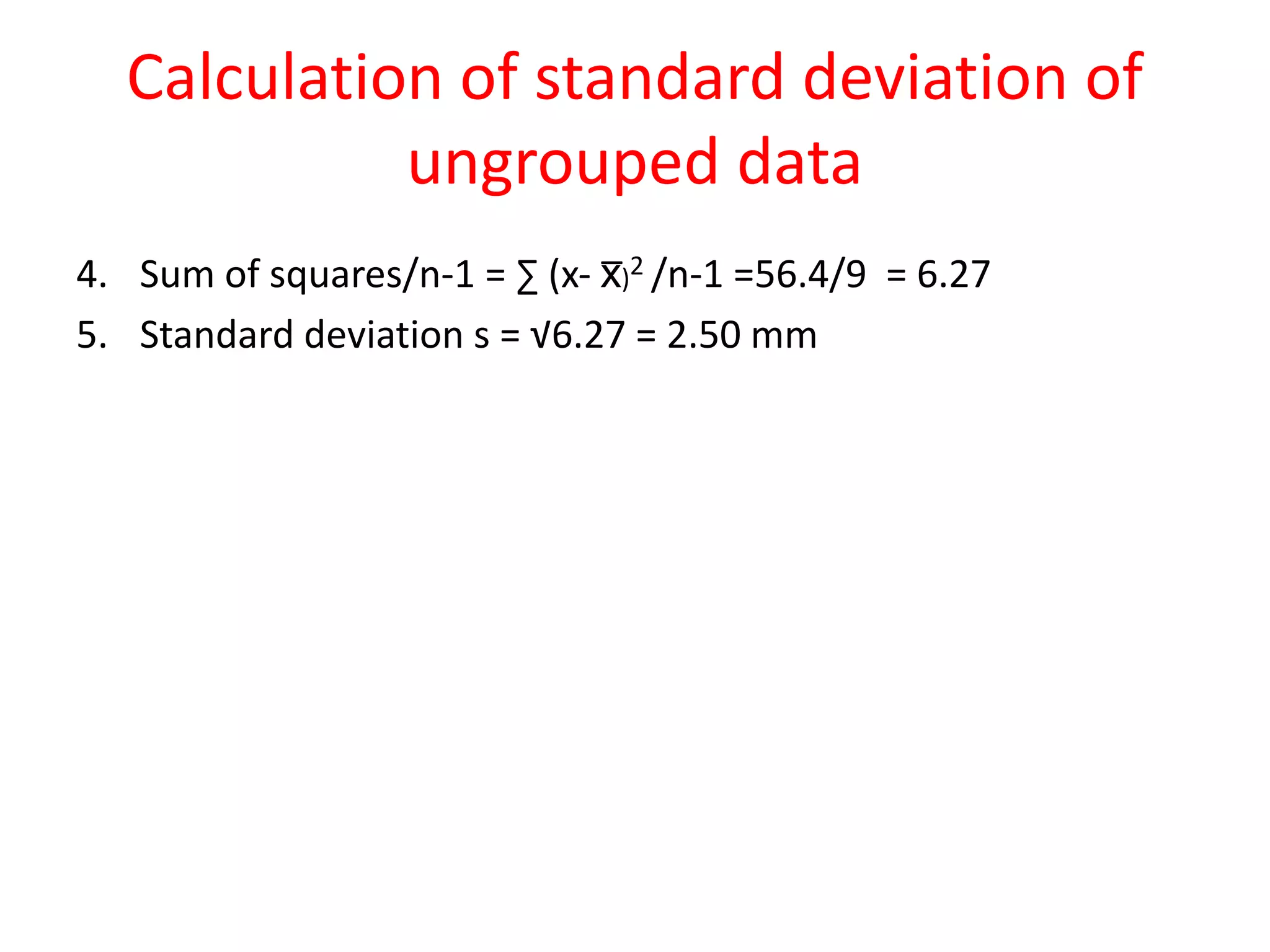 Standard deviation and standard error | PDF
