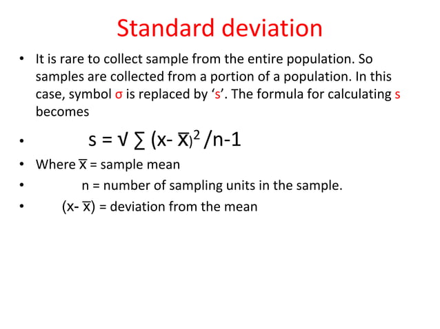 Standard deviation and standard error | PDF
