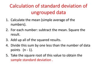 Standard deviation and standard error | PDF