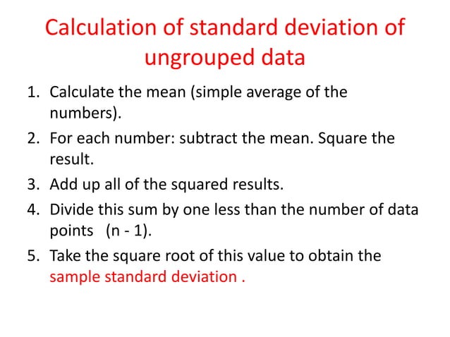 Standard deviation and standard error | PDF