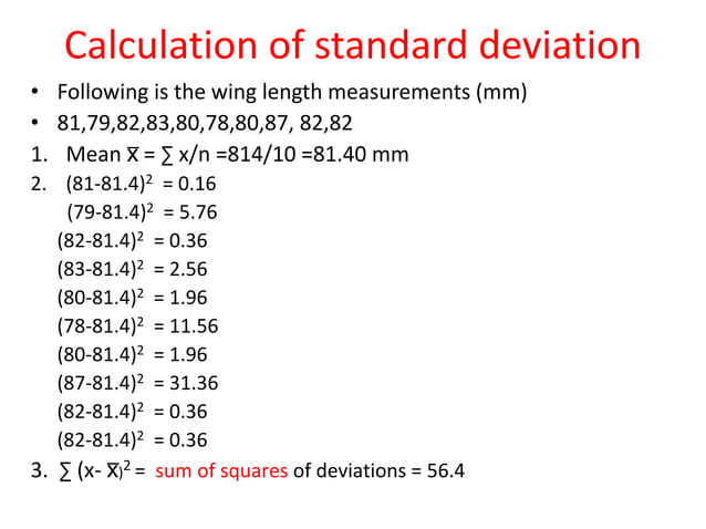 Standard deviation and standard error | PDF