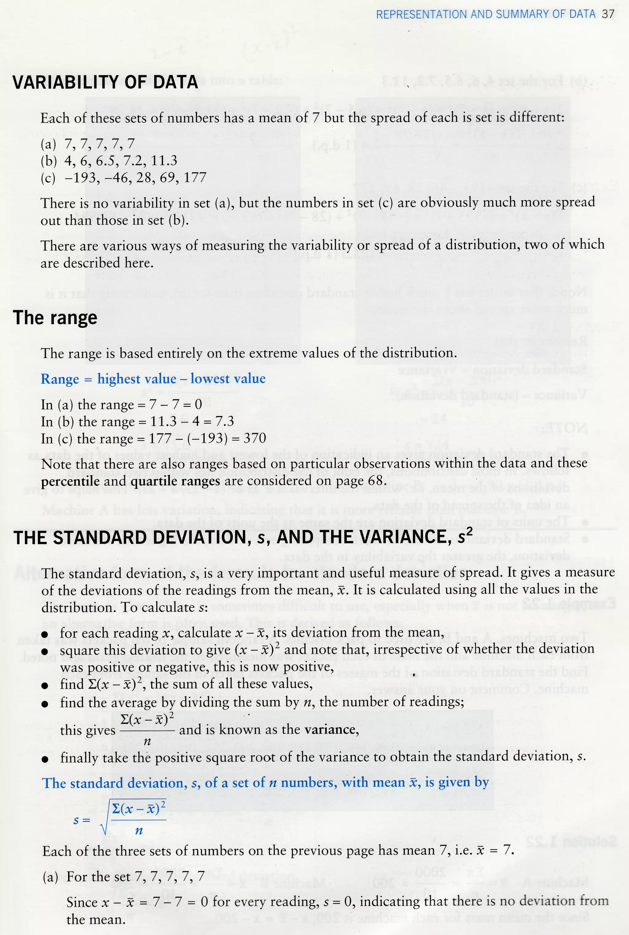 Standard deviation and variance | PDF