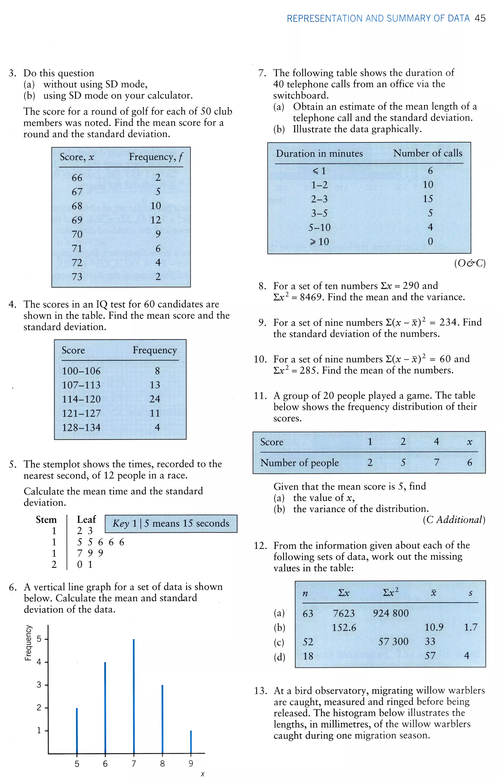 Standard Deviation And Variance Pdf