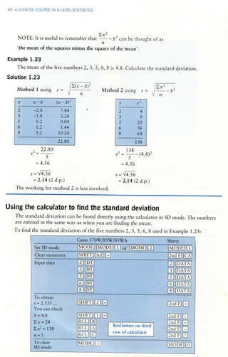 Standard deviation and variance | PDF