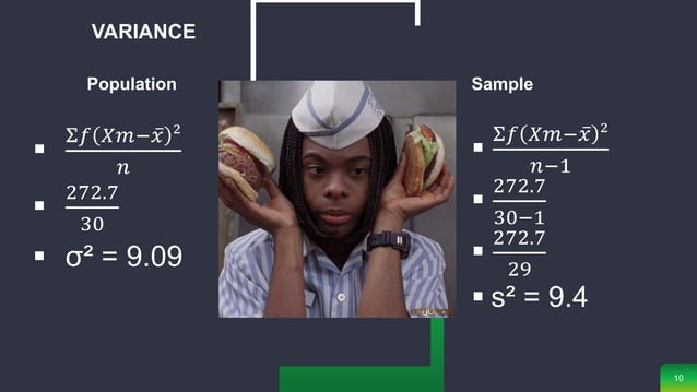Standard Deviation and Variance | PPTX
