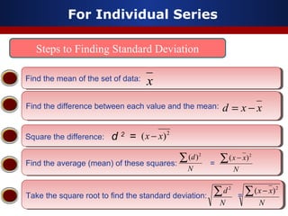 Standard deviation quartile deviation | PPT