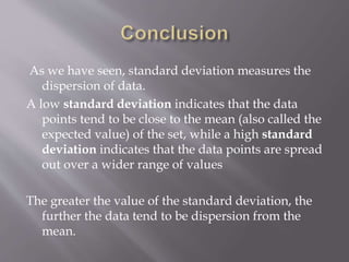 Standard deviation & variance | PPT