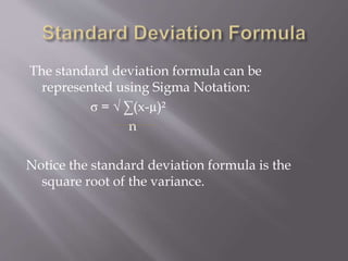 Standard deviation & variance | PPT