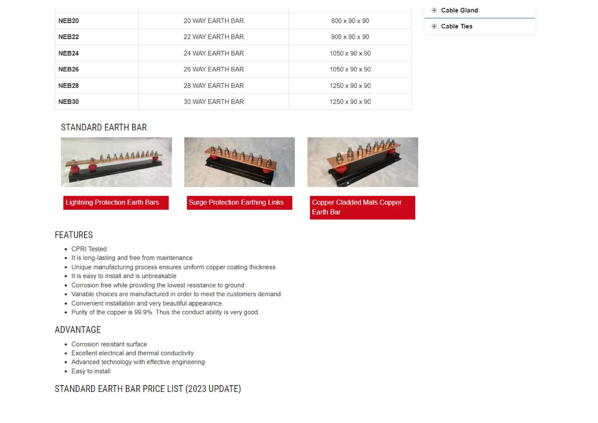 Standard Earth Bar - Jainex Steel & Metal | PDF