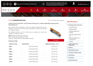 Standard Earth Bar - Jainex Steel & Metal | PDF