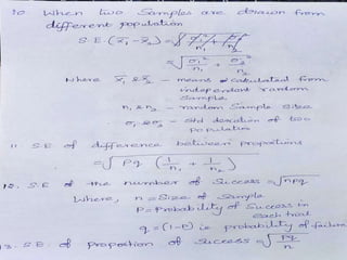 Standard error-Biostatistics | PPT