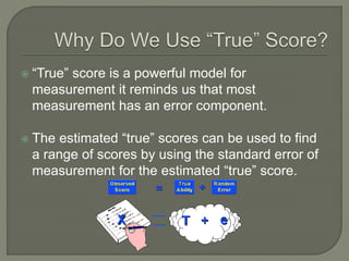 Standard error of measurement | PPT