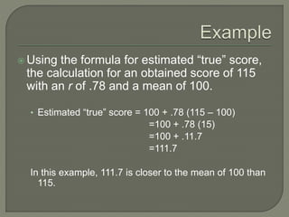 Standard error of measurement | PPTX