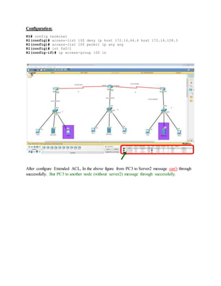 Standard & Extended ACL Configuration | DOCX