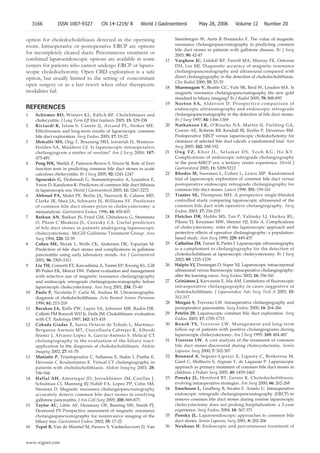 Standard for dx & tx for choledocholithiasis | PDF