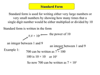 mathematics secondary 9 standard_form.ppt