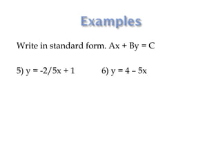 Standard form | PPT