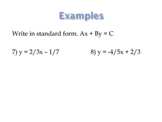 Standard form | PPT