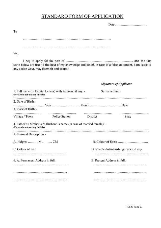 Standard Form | PDF | Law