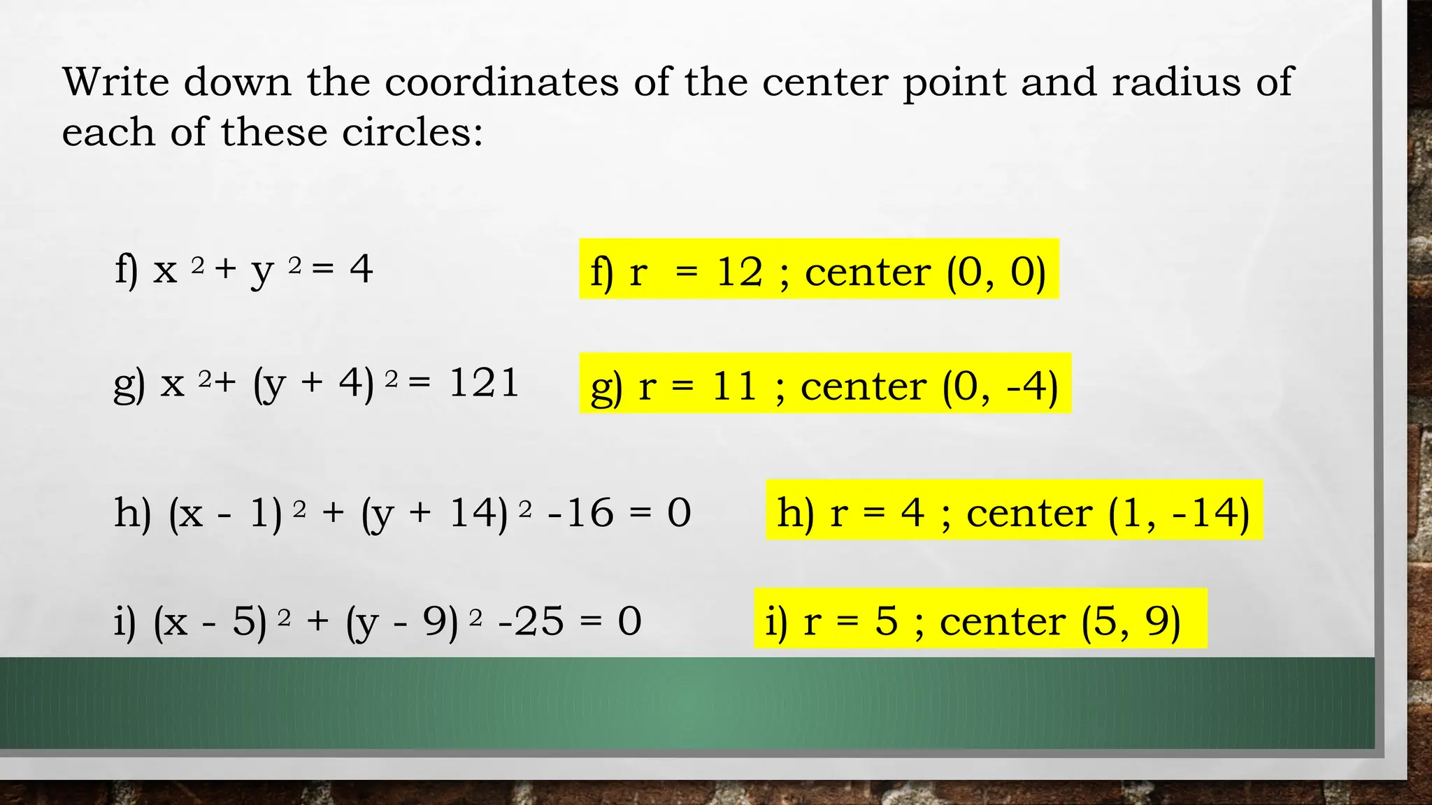 Standard form of the equation of a circle [Autosaved].pptx