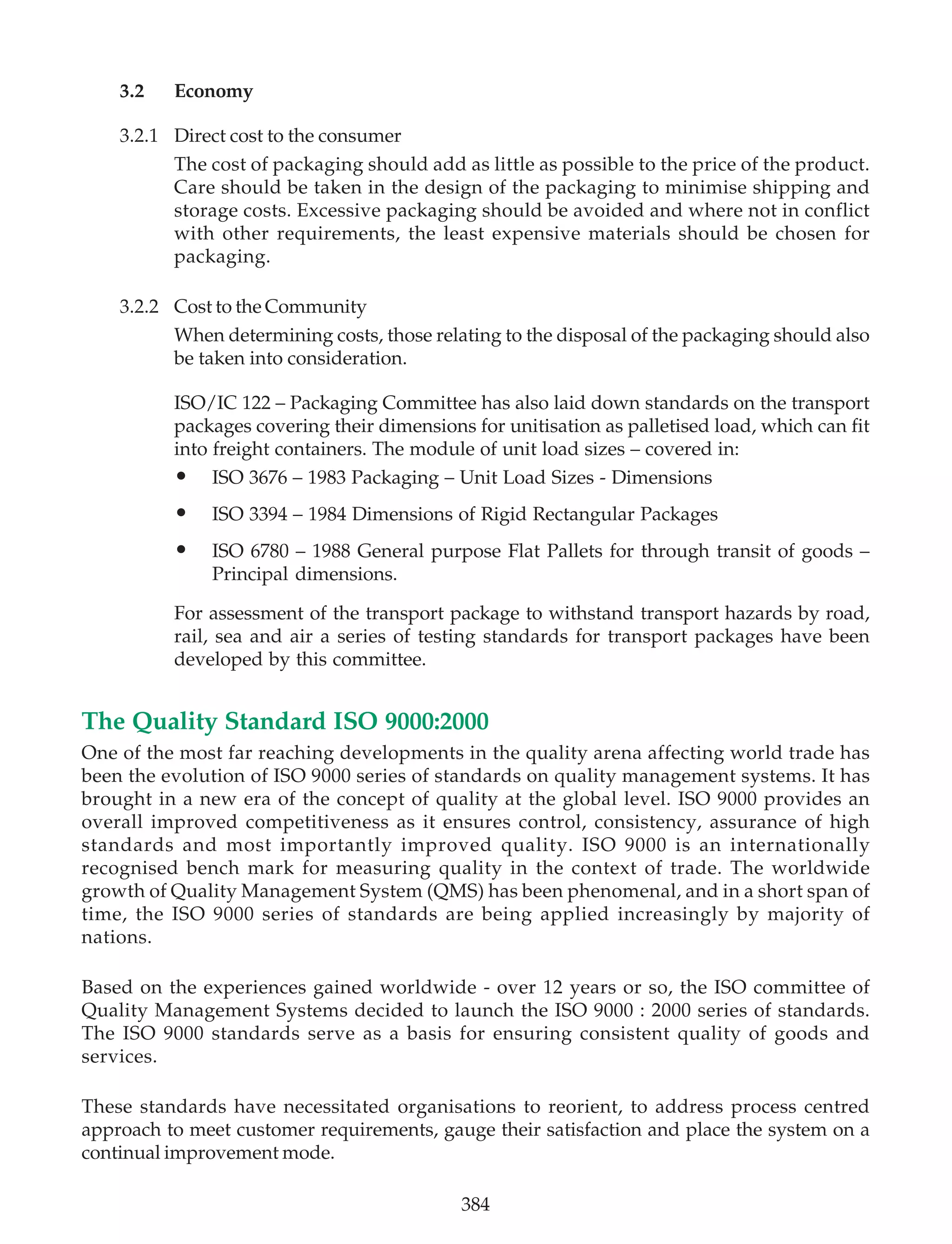 Standard for plastics for food packaging | PDF