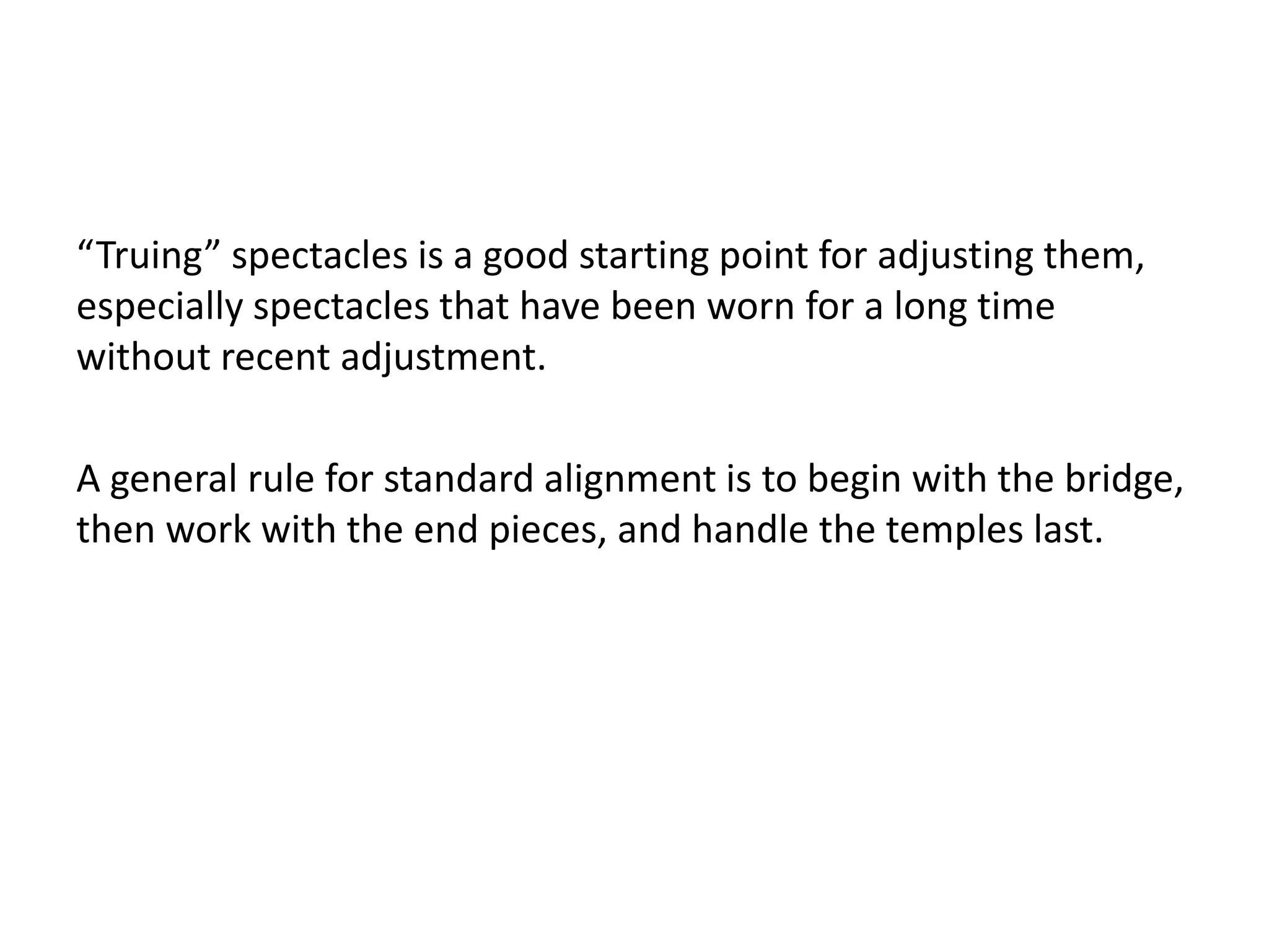 standard frame alignment for basic frame adgustment | PPTX
