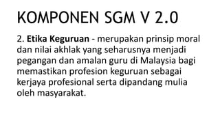 STANDARD GURU MALAYSIA UNTUK GURU-GURU MSIA | PPT