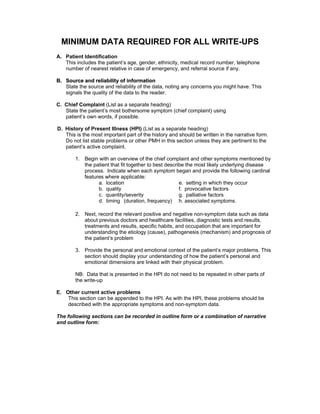 Standard+history++physical[1] | PDF