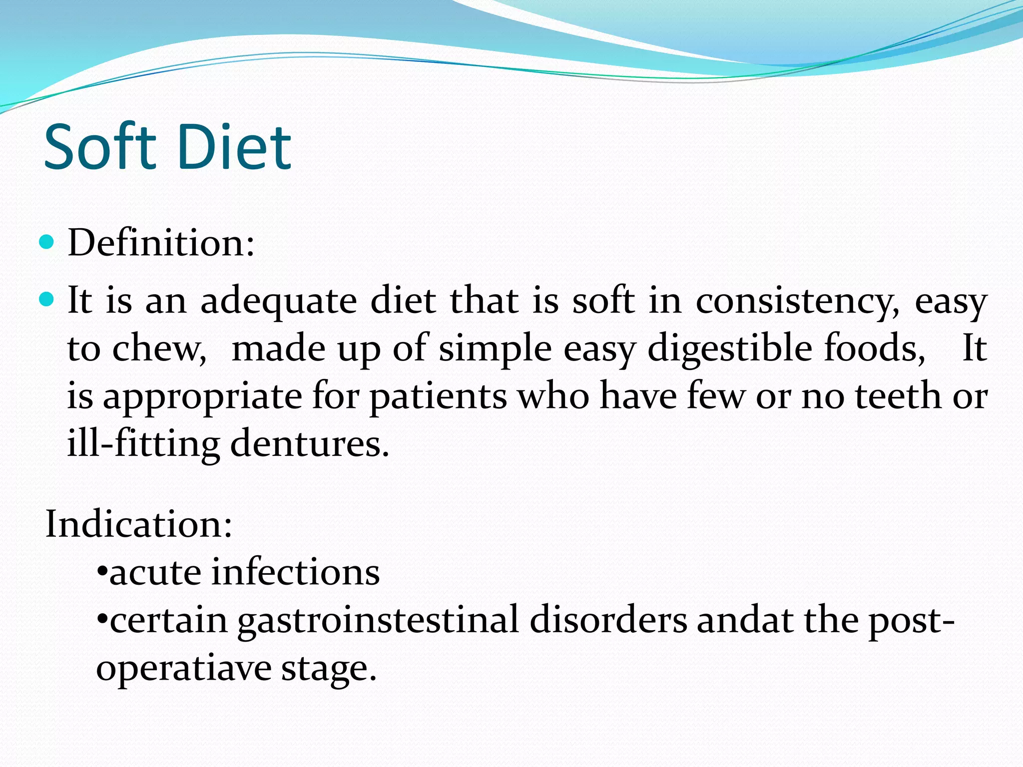 Standard hospital diets | PPTX